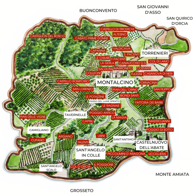 Best 100 Brunello di Montalcino Wines - Jean Marco Palmieri